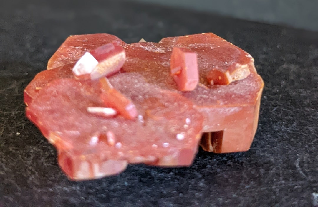 Red Vanadinite Specimen From Mibladen Morocco- Metaphysical and Mineral ...