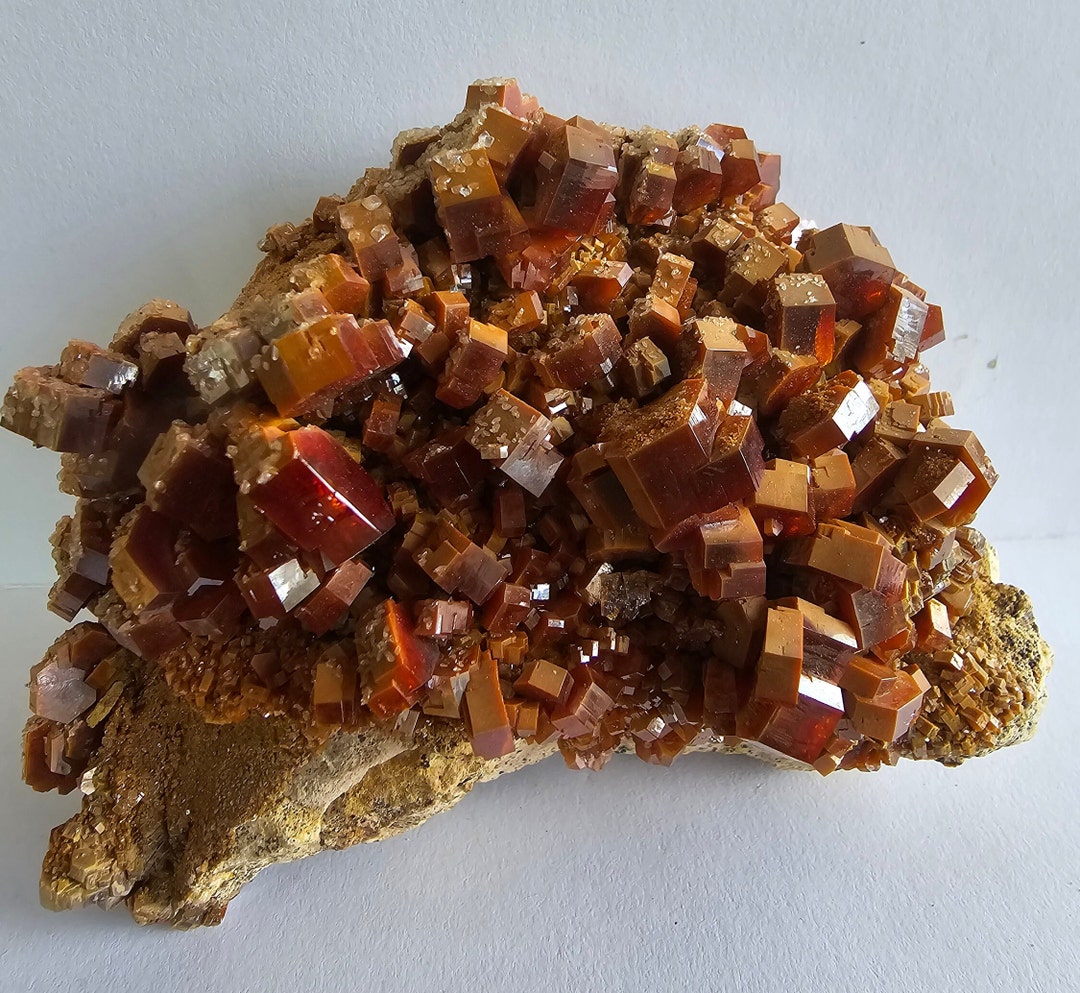 Red Vanadinite Specimen From Mibladen Morocco Metaphysical and Mineral ...
