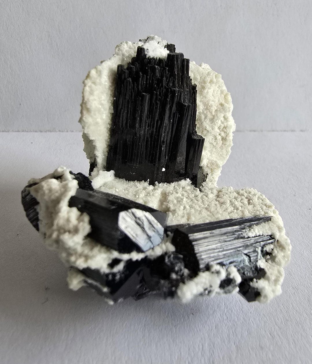 Black Schorl Tourmaline Crystal Cluster From Erongo Namibia ...