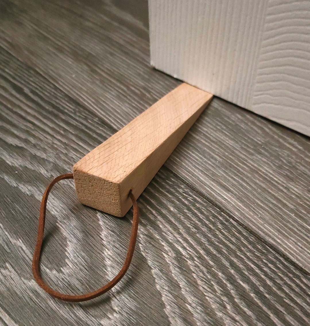 Handcrafted Wooden Door Wedge Stopper Heavy Duty - Etsy