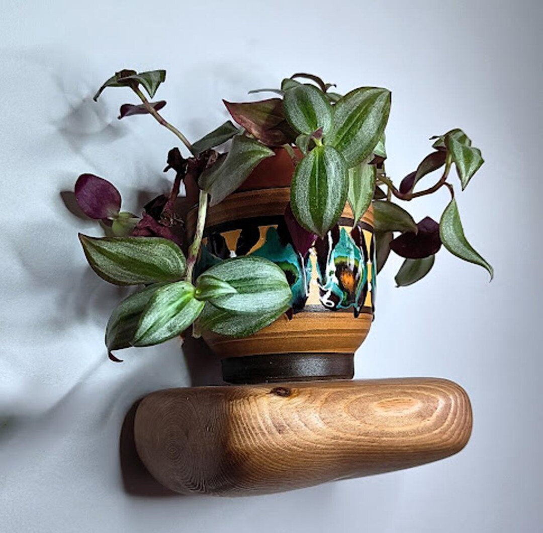 Handmade Rustic Cute Floating Shelf Display Shelves Wall Mounted Solid ...