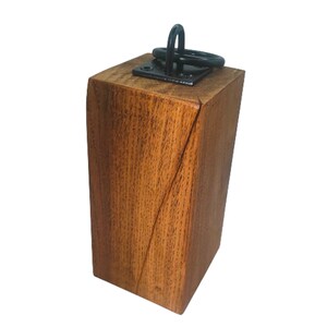 Handmade Solid Oak Door Stop 2kg Rustic Door Block Stopper Heavy ...
