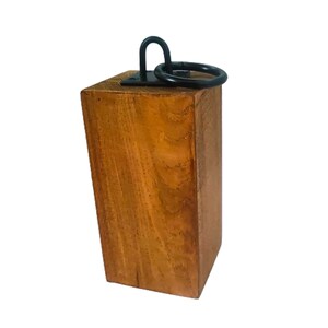 Handmade Solid Oak Door Stop 2kg Rustic Door Block Stopper Heavy ...