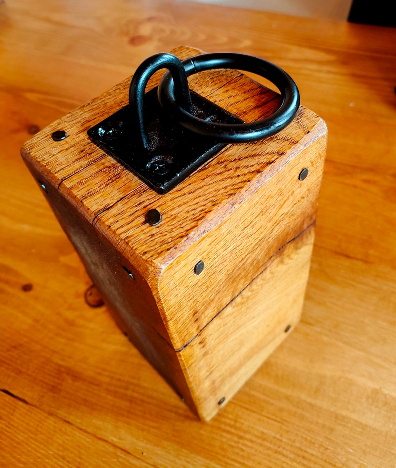 Solid Oak Wood Door Stop Nailed 1.5-2kg Rustic Door Block Stopper ...