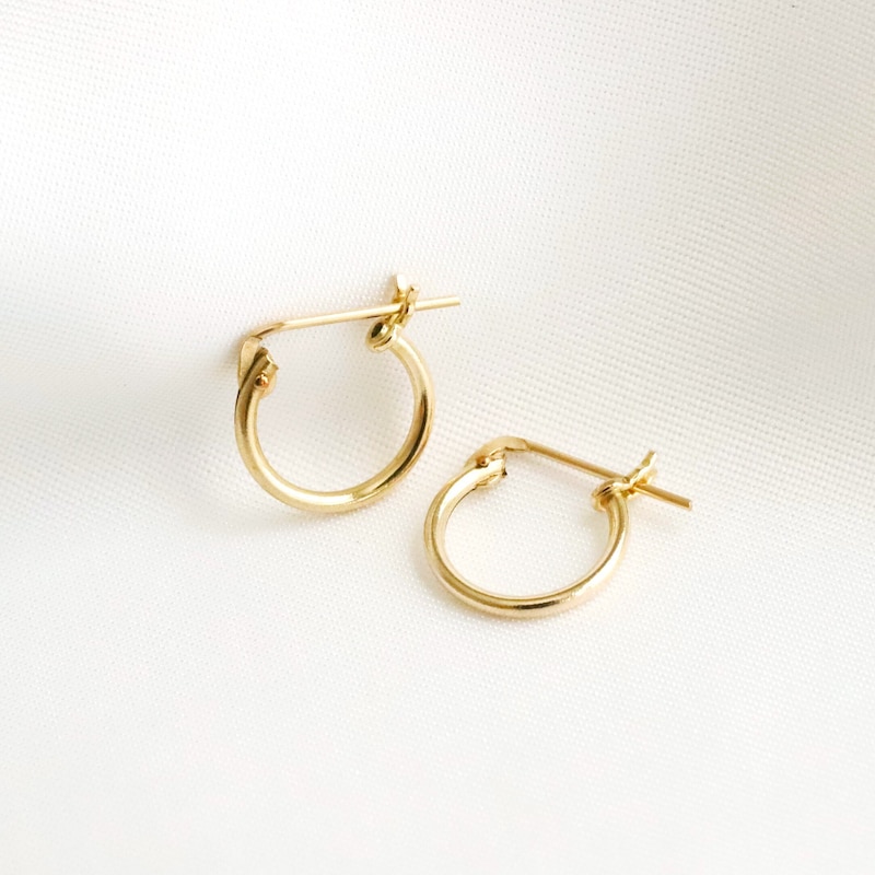 Small Gold Hoop Earrings - Etsy