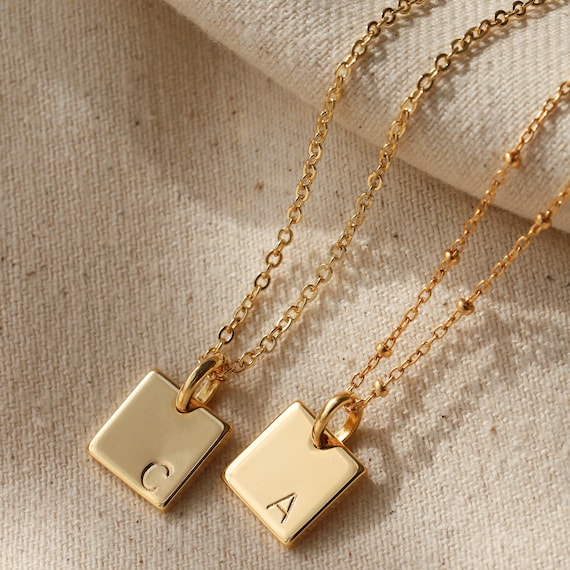 Engraved coin necklace store
