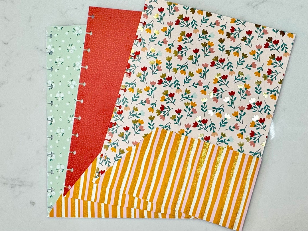 11 Hole BIG Sized Pocket Folders for Happy Planner Planner Insert ...