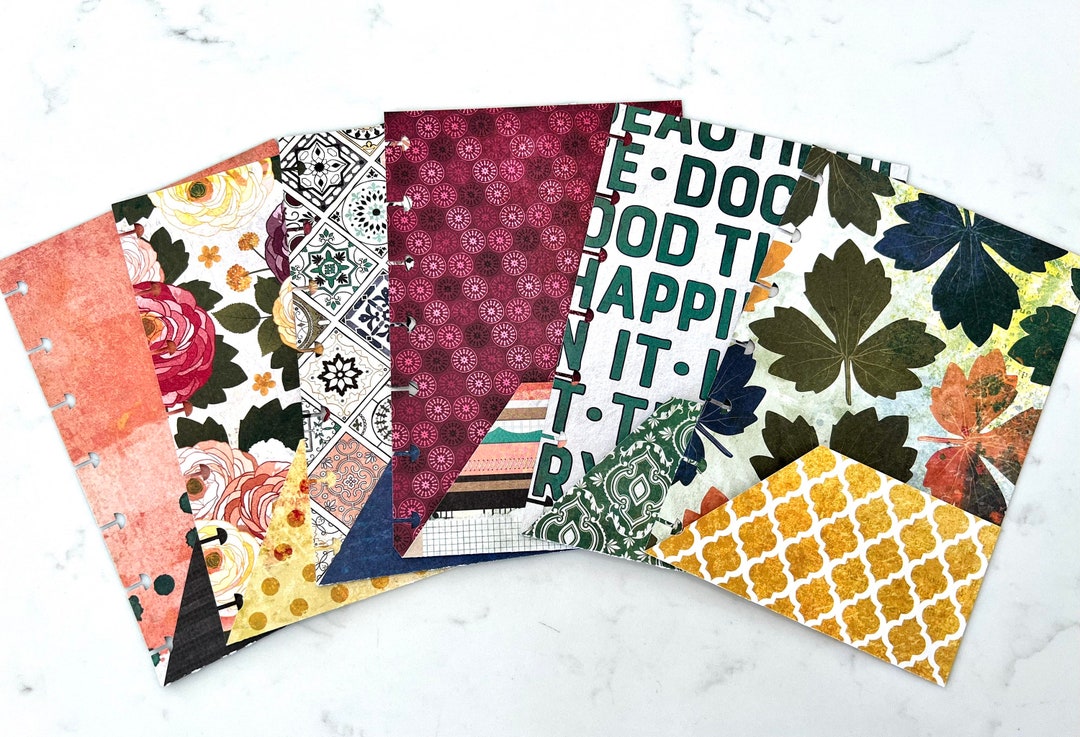 Pocket Folders for Happy Planner, 7-hole MINI. Insert, Divider ...