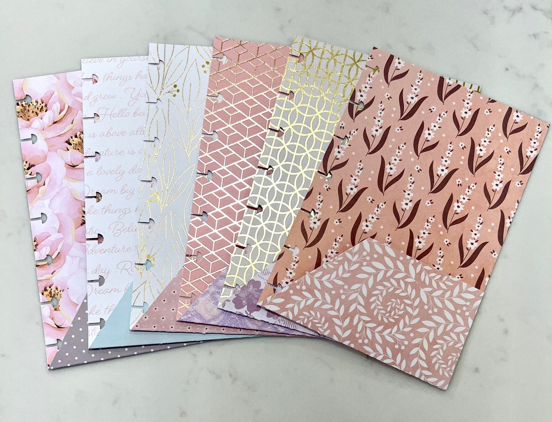 Pocket Folders for Happy Planner, 7-hole MINI. Insert, Divider ...