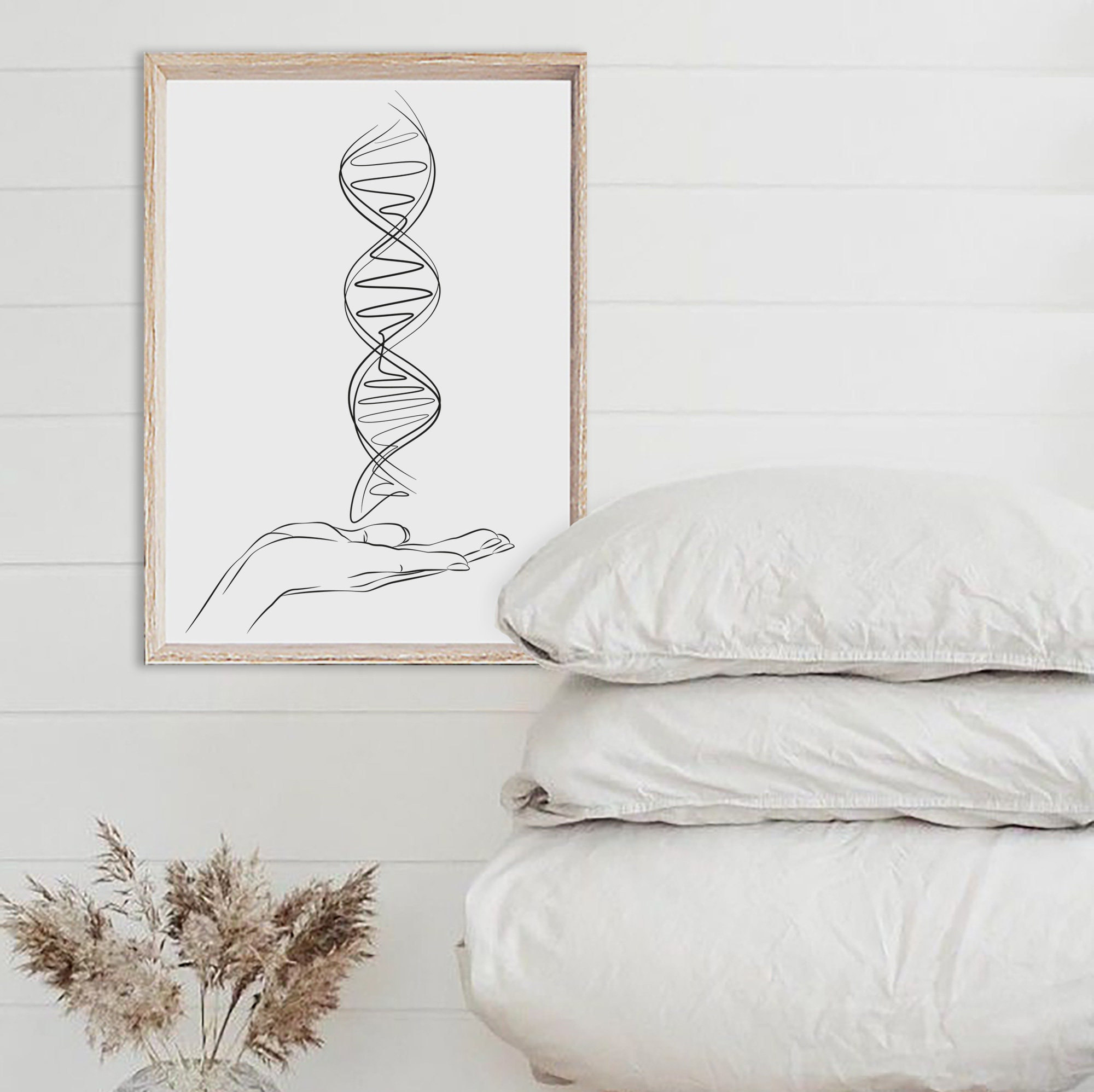 Dna Art Dna Print Microbiology Art Medical Art Print - Etsy