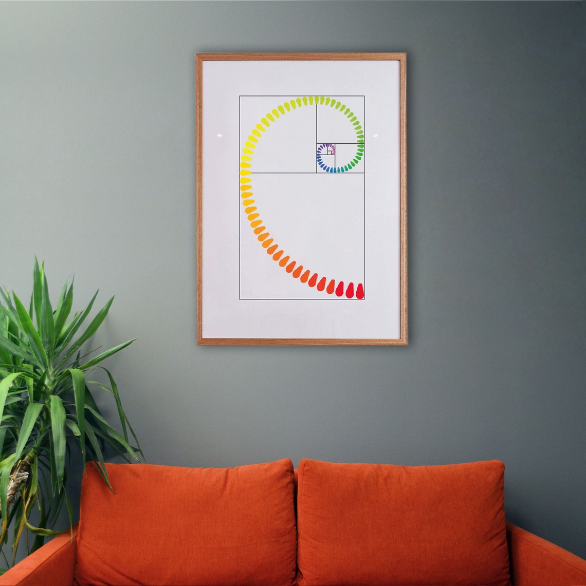 Golden Ratio Art Fibonacci Wall Art Renaissance Art - Etsy