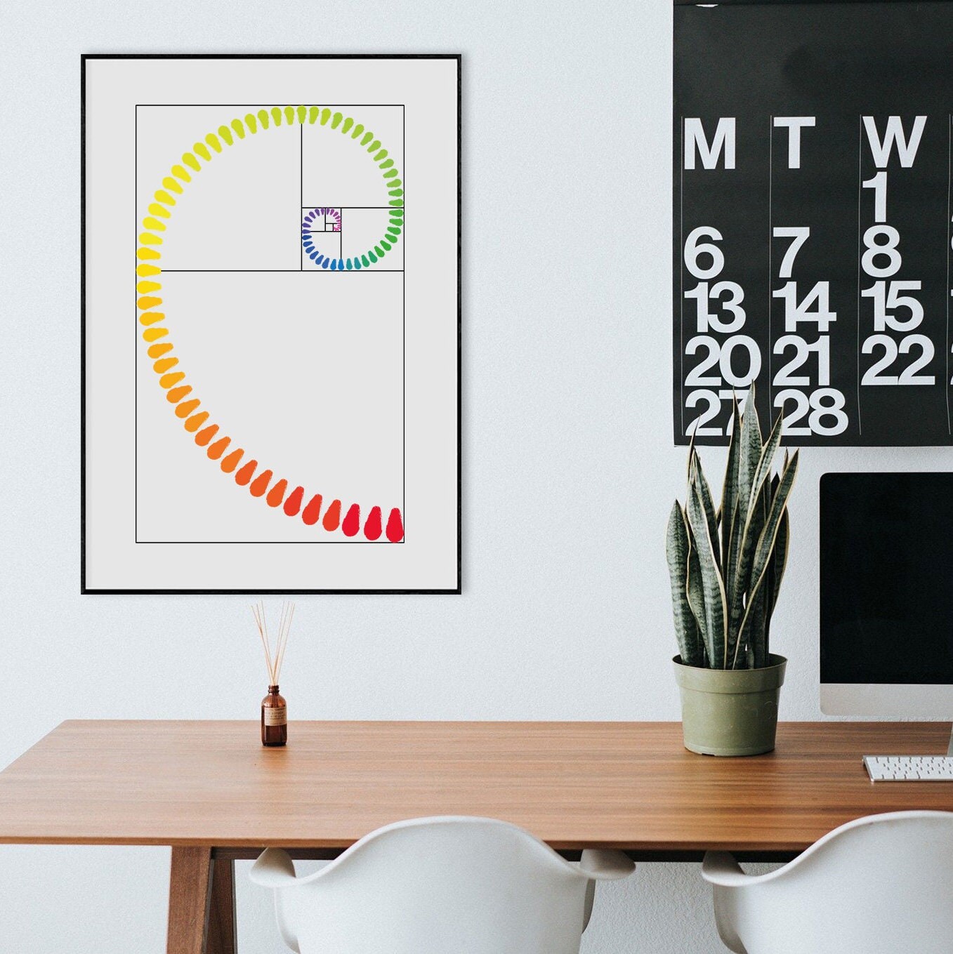 Golden Ratio Art Fibonacci Wall Art Sacred Geometry Art - Etsy