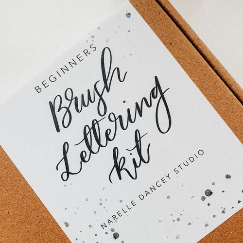 Calligraphy Kit Brush Lettering for Beginners Kit - Etsy