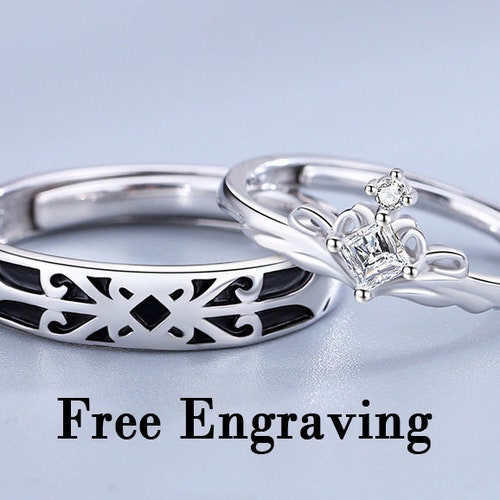 Promise Rings for Couples Couple Rings - Etsy