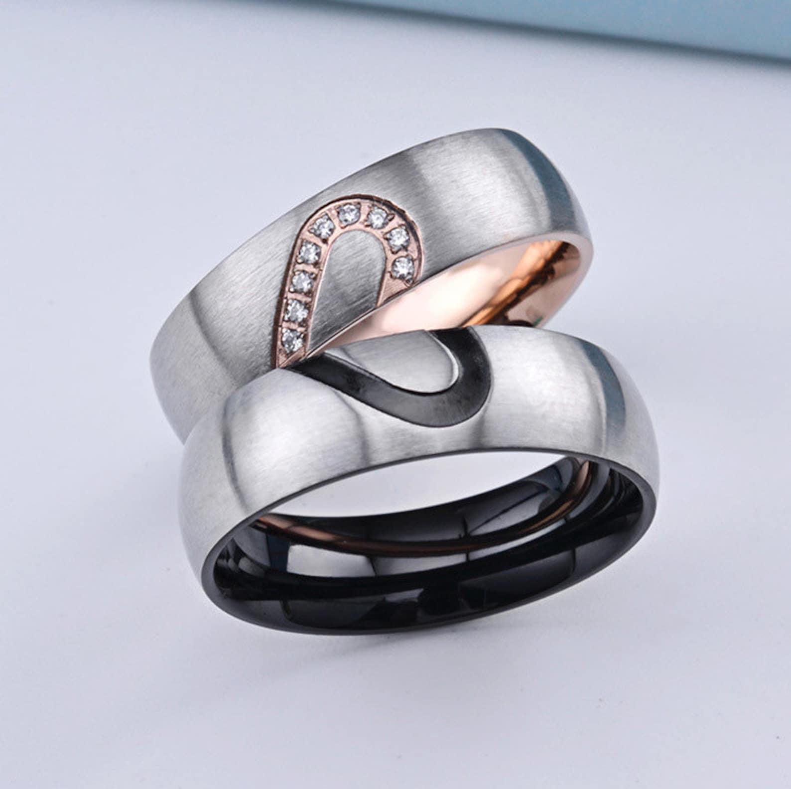 Promise Ring for Couples Couples Rings - Etsy