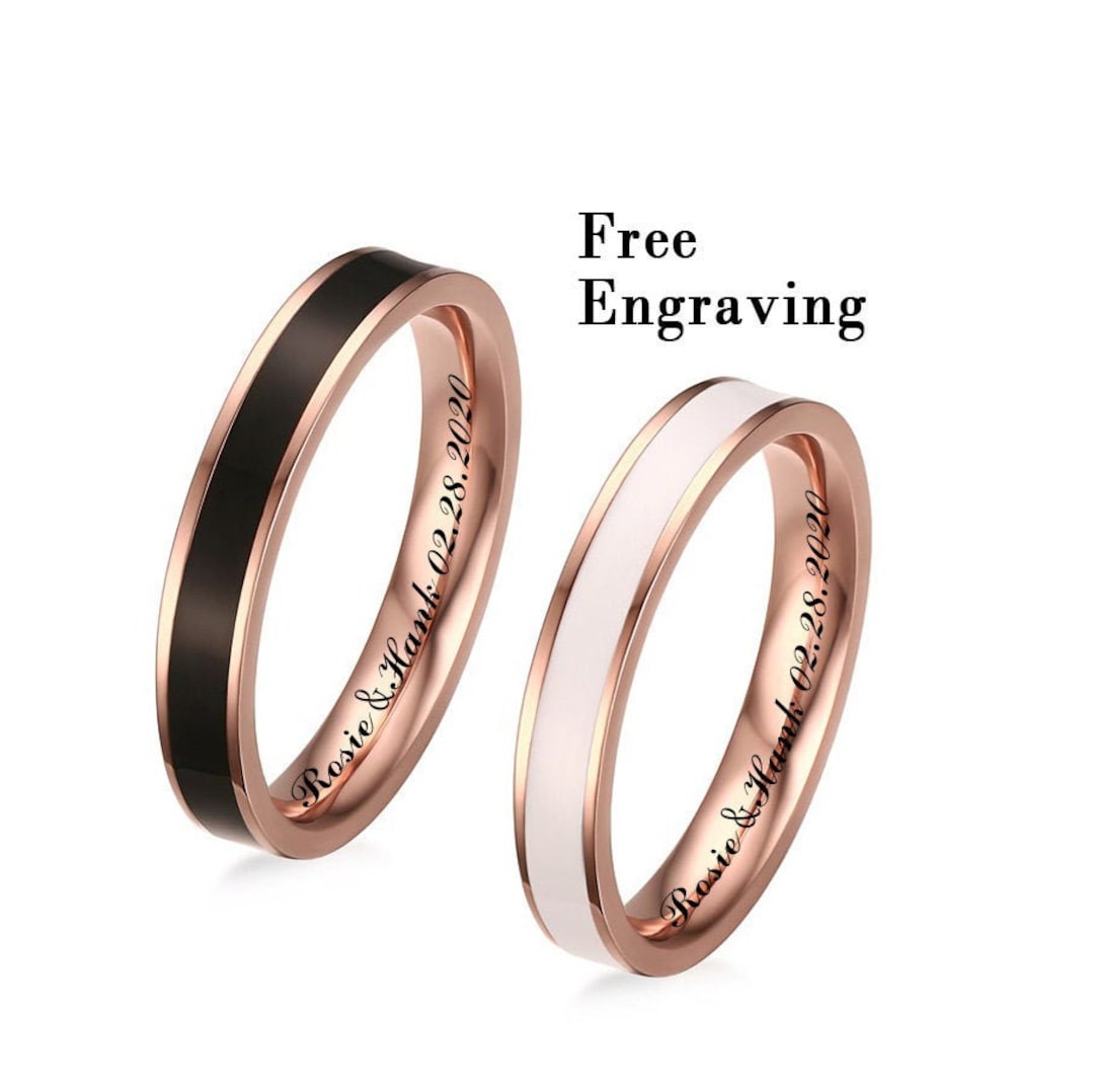 Promise Rings for Couples,couple Rings,matching Rings for Couples - Etsy