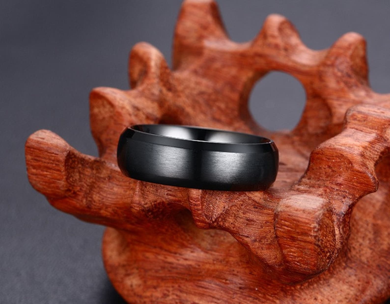 Black Promise Rings for Couples Promise Ring Couples Rings - Etsy