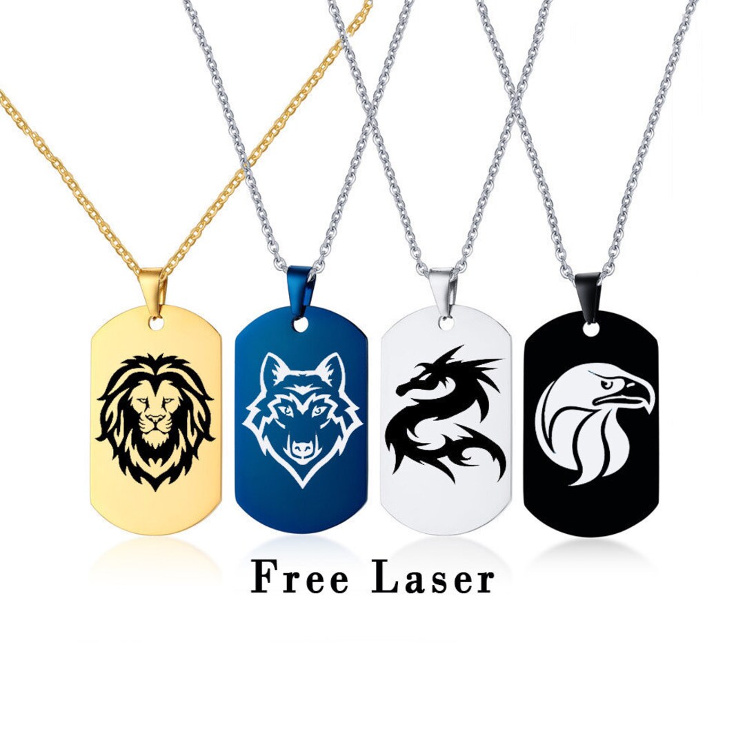 Customized Engraved Dog Tag for Man, Military Tag - Etsy