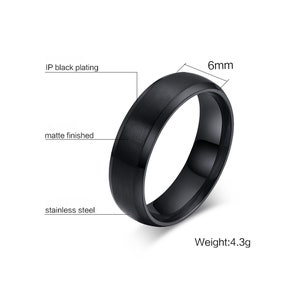 Black Promise Rings for Couples, Promise Ring, Couples Rings, Matching ...