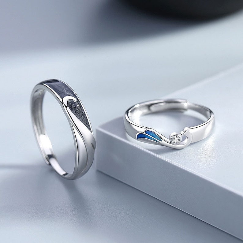 Promise Rings for Couples Matching Couple Rings Couple Rings - Etsy