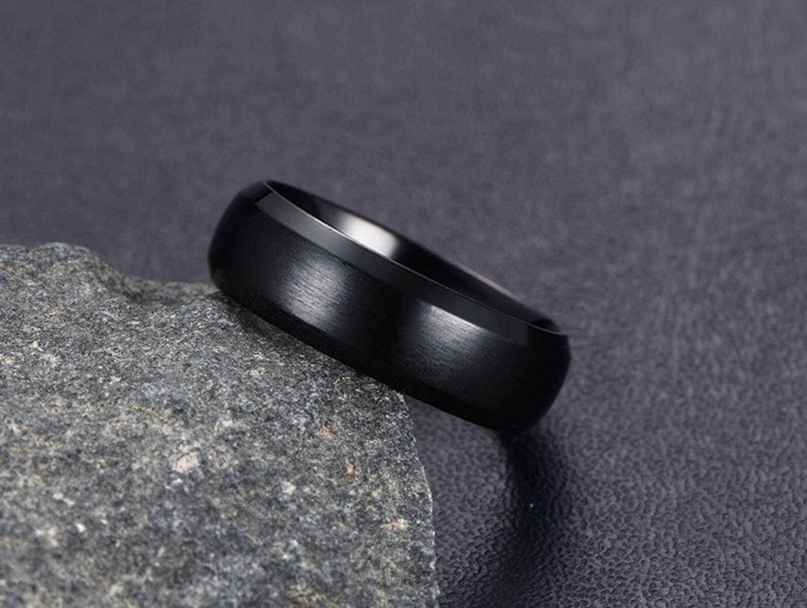 Black Promise Rings for Couples Promise Ring Couples Rings - Etsy