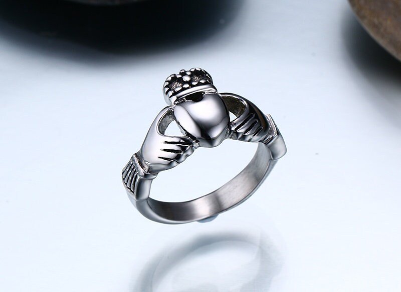 Irish Cladda Ringcladdagh Ring Wedding Ring Woman - Etsy