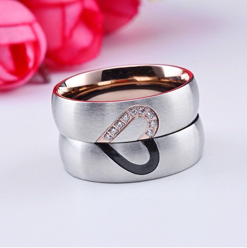 Promise Ring for Couples Couples Rings - Etsy