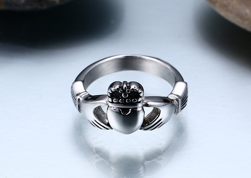 Irish Cladda Ringcladdagh Ring Wedding Ring Woman - Etsy