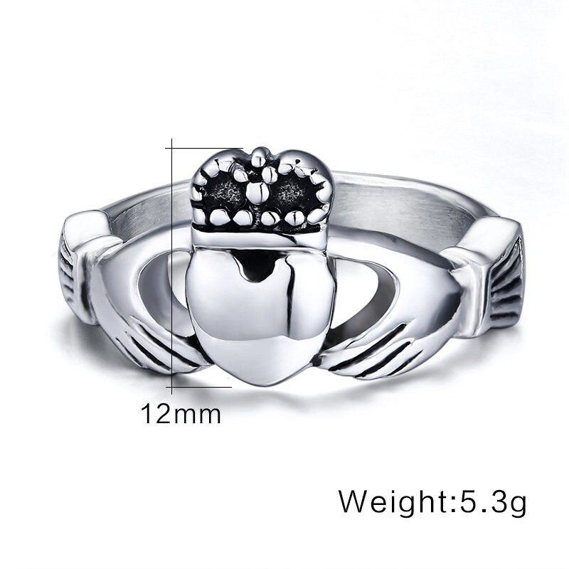 Irish Cladda Ringcladdagh Ring Wedding Ring Woman - Etsy