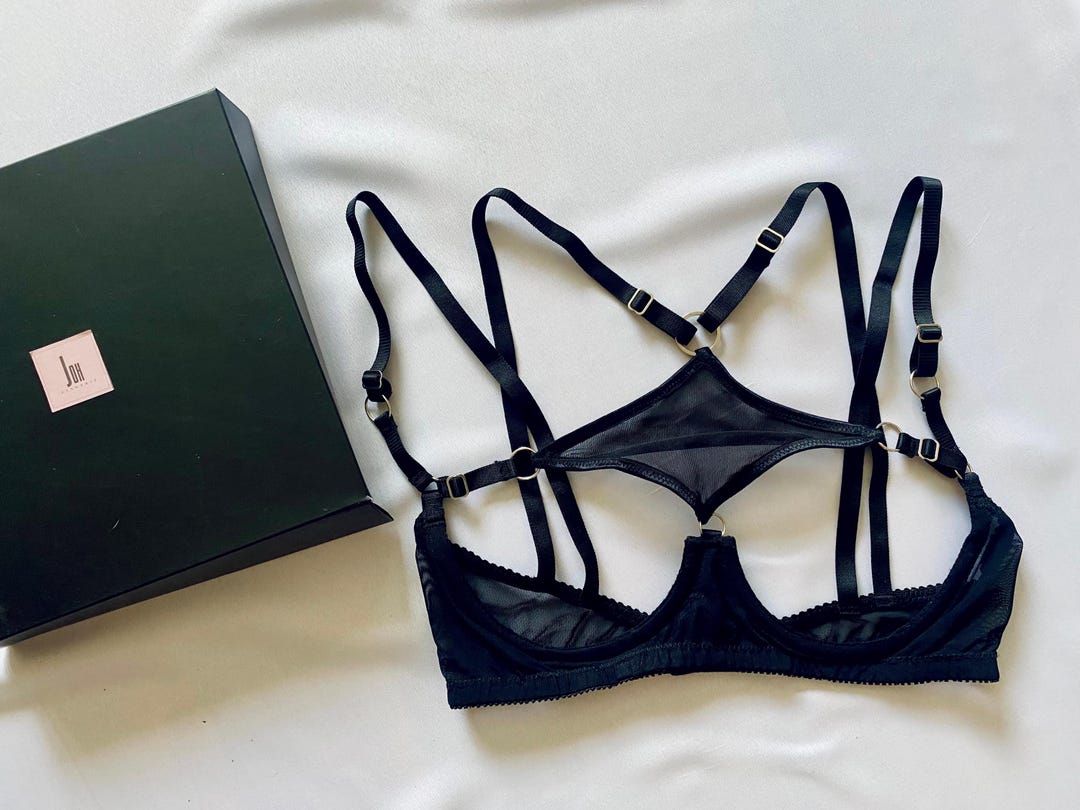 Open Cupless Bra for Big and Small Breast, Shelf Bra Open Half Cup Bra ...