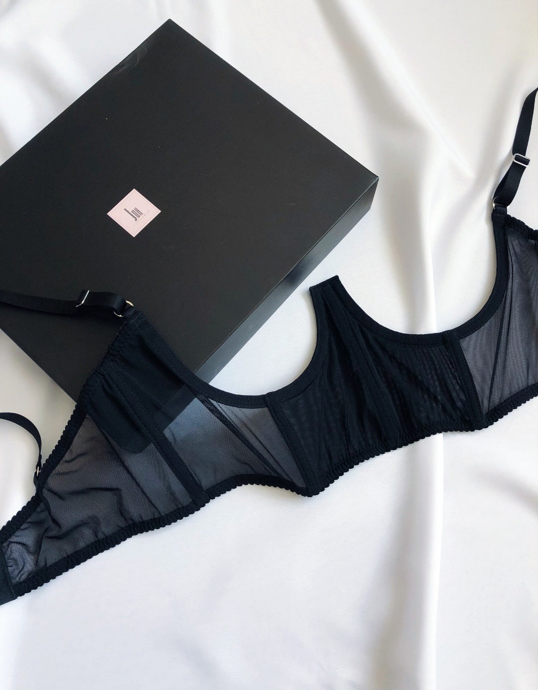Open Cupless Bra Half Cup Shelf Bra 1/4 Cup, Open Cupless Bra for Large ...