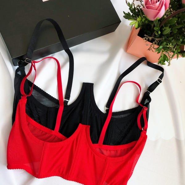 Half Cup Bra - Etsy