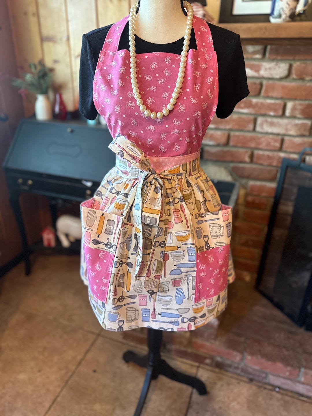 Charming Full Apron of Colorful Baking Accessories, Bakers Delight ...