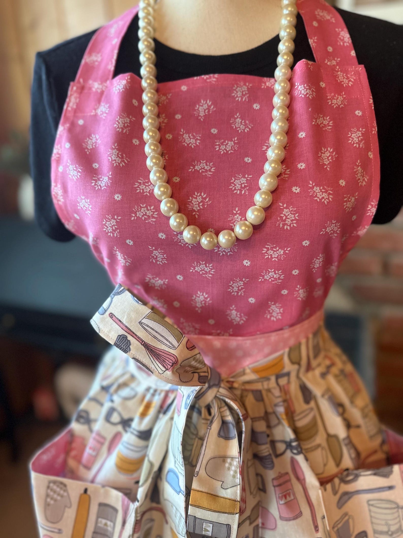 Charming Full Apron of Colorful Baking Accessories, Bakers Delight ...