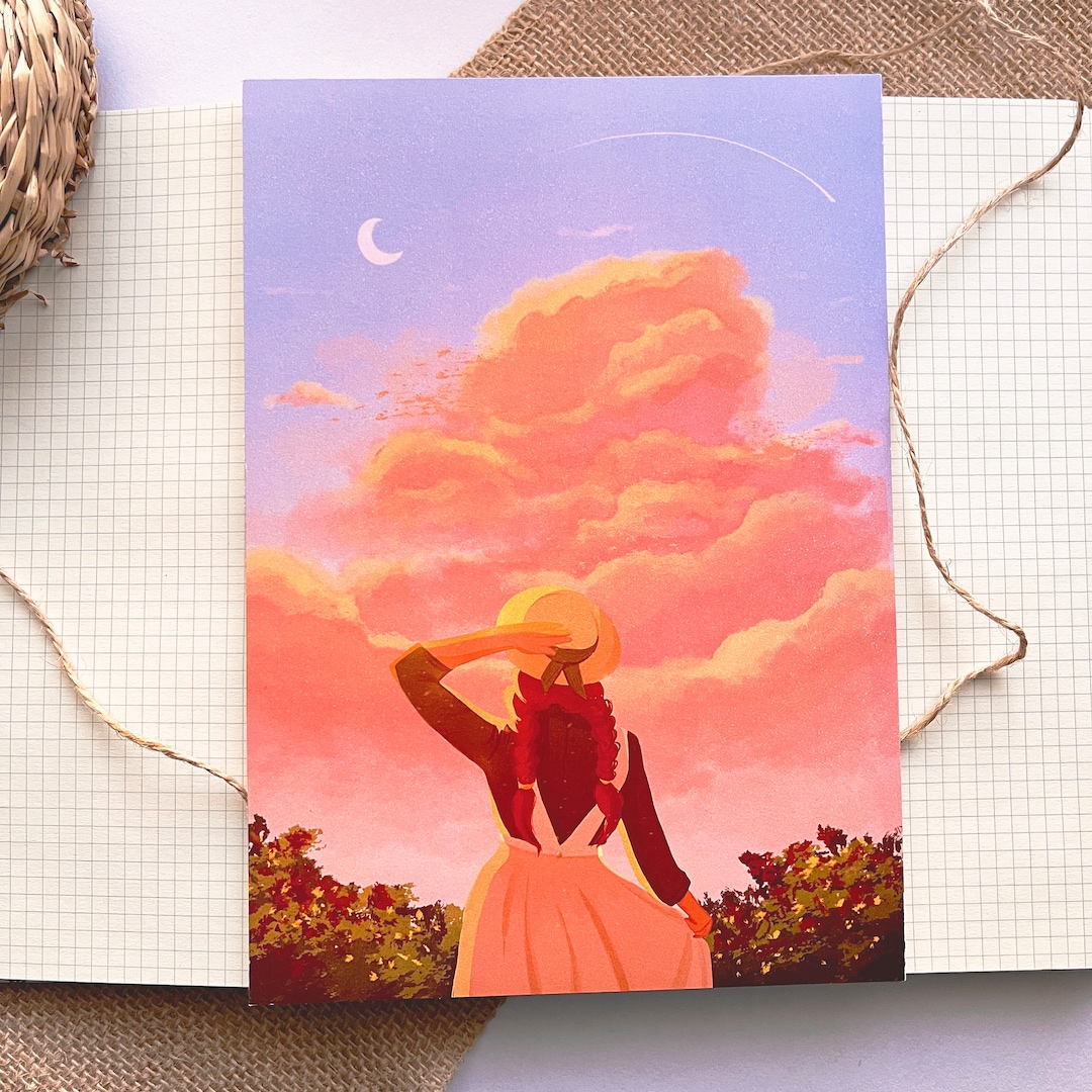 ANNE WITH AN E - Anne of Green Gables Art Print - Etsy