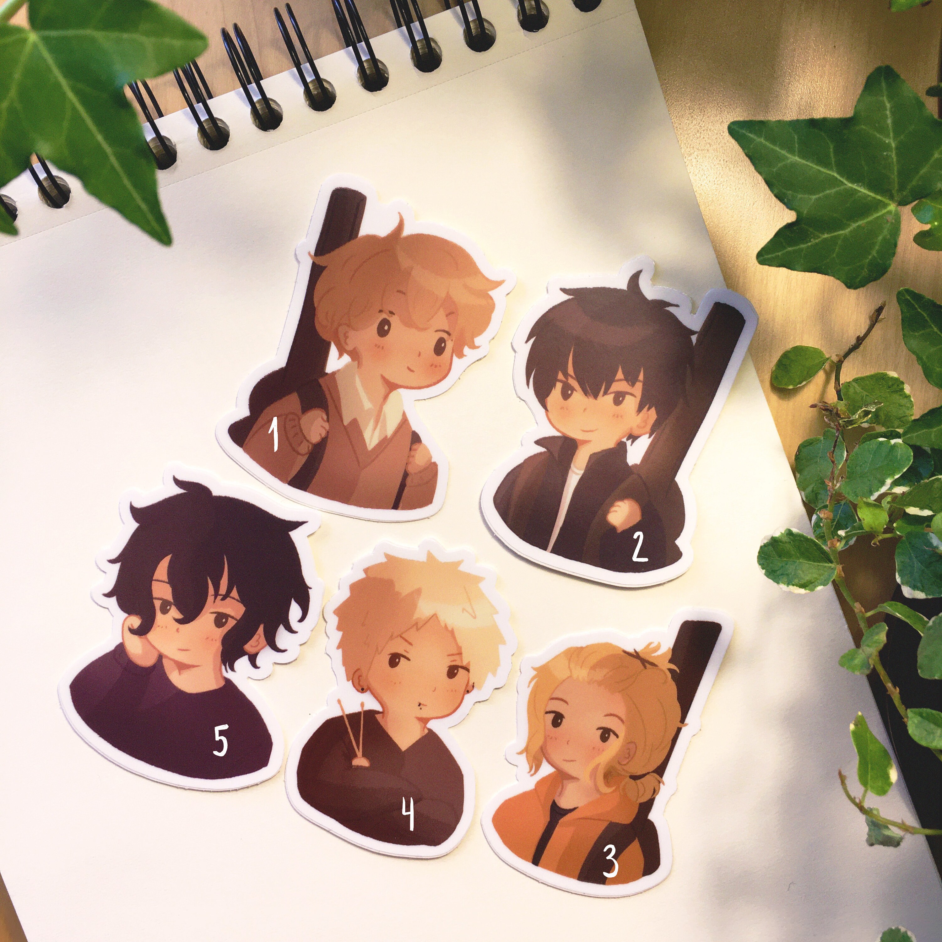 Given Stickers Anime Sticker Mafuyu Uenoyama Kaji Haruki - Etsy