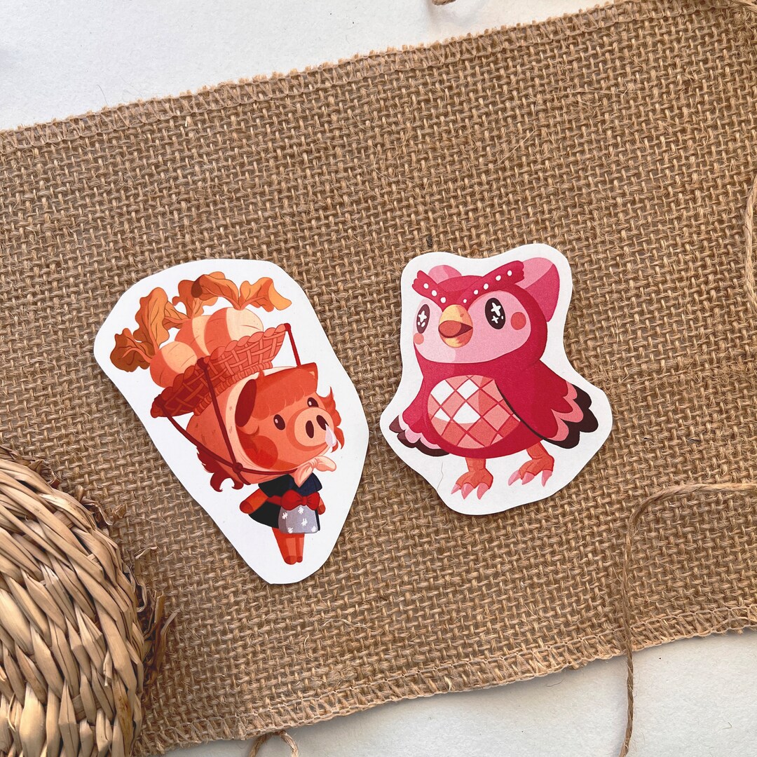 AUTOCOLLANTS ANIMAL CROSSING ACnh Stickers, Animal Crossing New ...