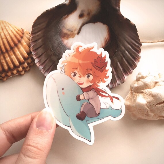 Tartaglia Childe Sticker Genshin Impact Stickers Waterproof - Etsy
