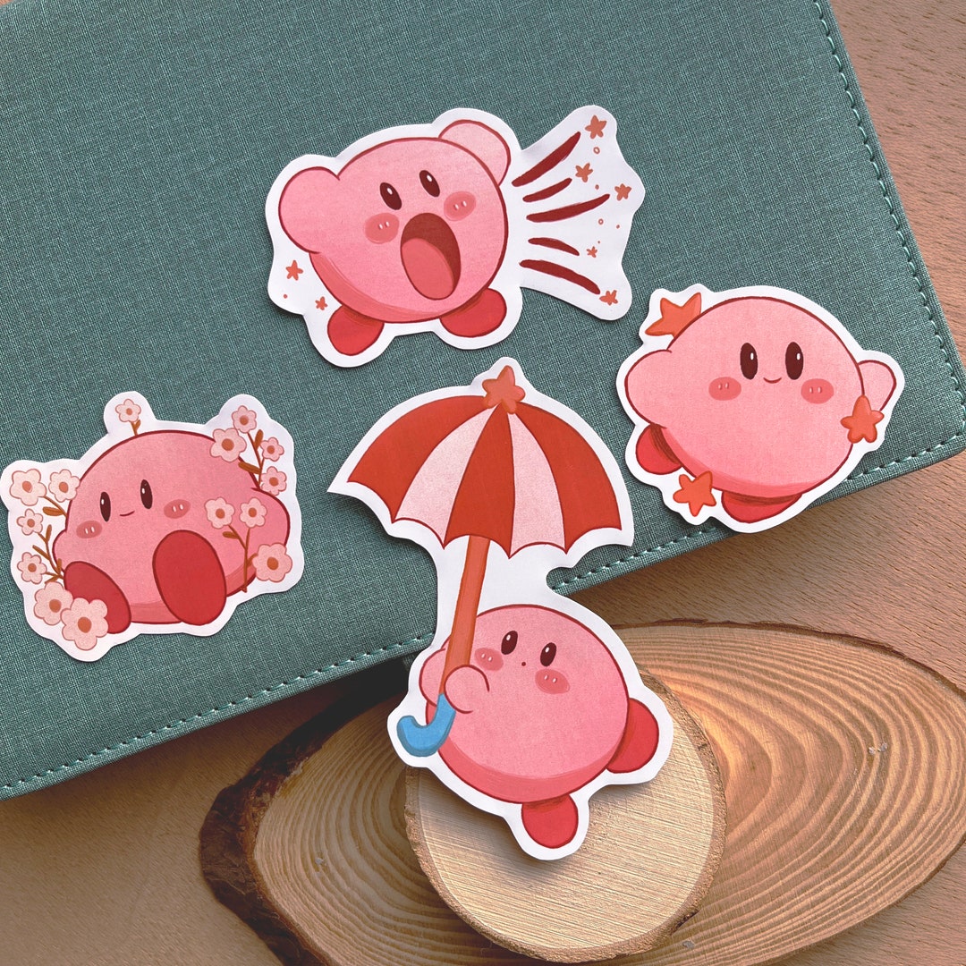 KIRBY STICKERS カービィ Kirby and the Forgotten Lands Sticker Pack ...