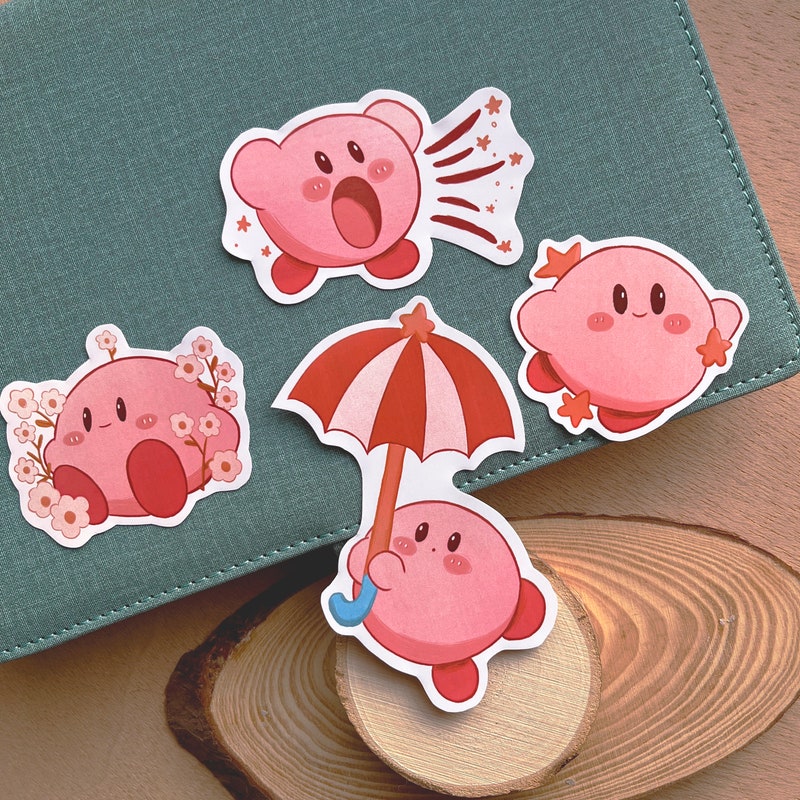 Kirby Sticker - Etsy