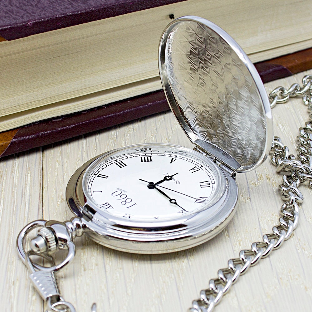 Personalised Iconic Groomsmen Pocket Watch Groomsmen Wedding - Etsy