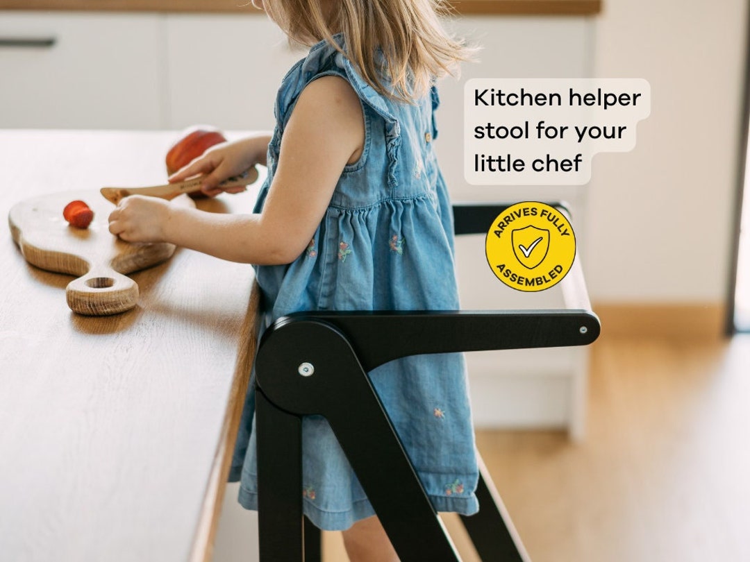 Foldable Kitchen Stool, Montessori Stool, Stool Helper for Toddler ...