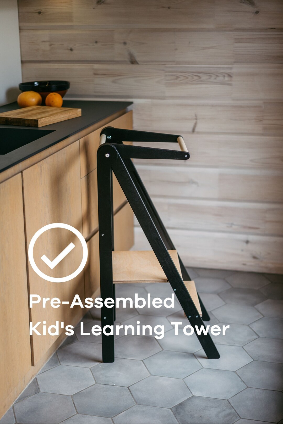 Foldable Helper Tower Kitchen Tower Fully Assembled Helper - Etsy UK
