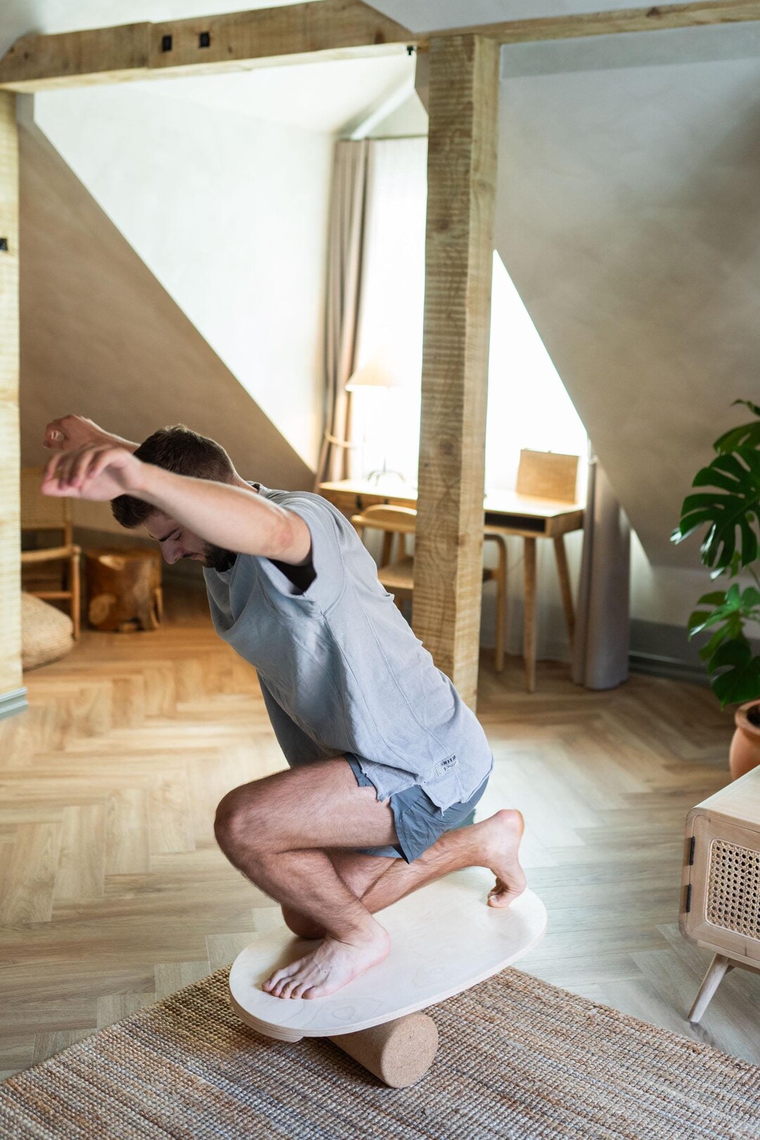 Balance Training Board - Fun Fitness Board for Improving Balance ...