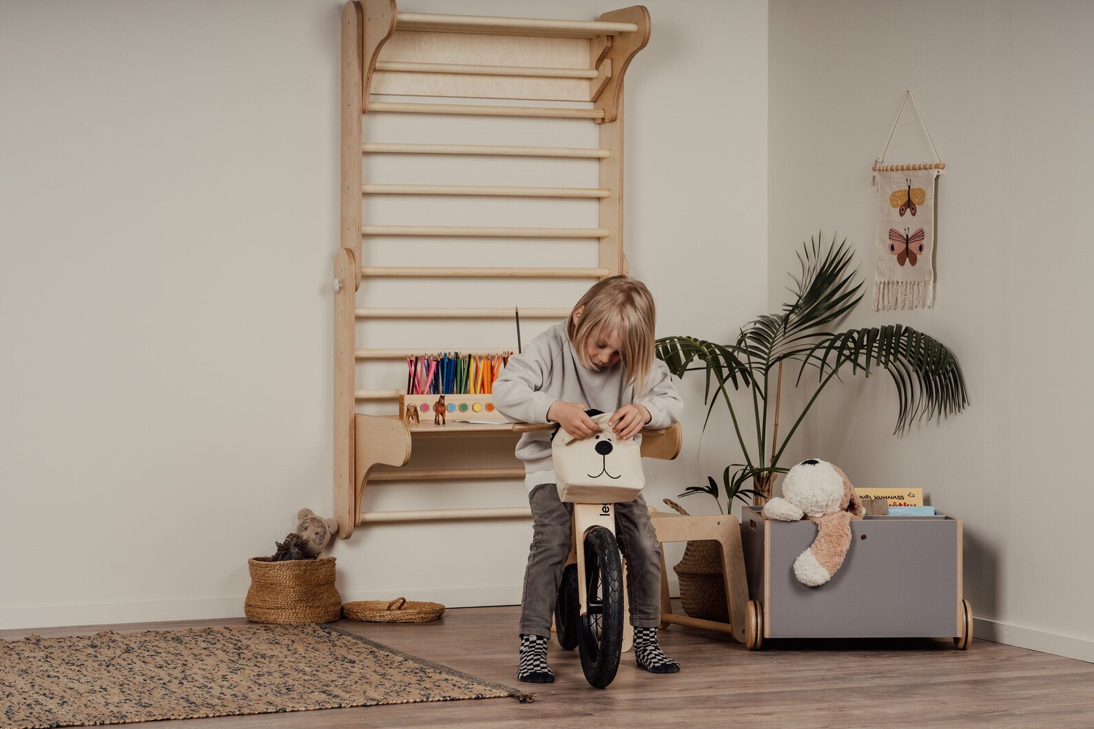 Nursery Toy Storage Wall Organizer Playroom Storage Swedish - Etsy
