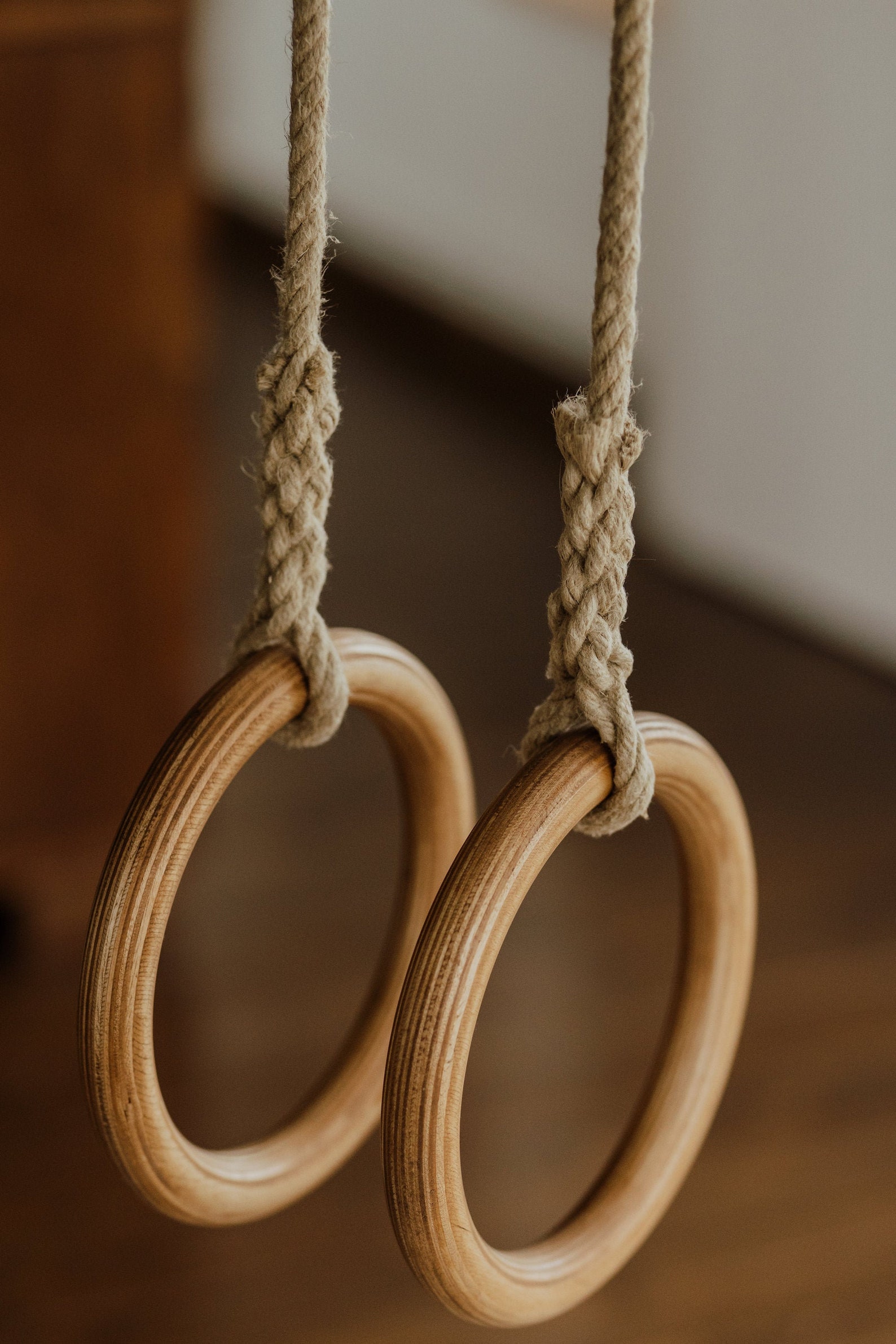 Gymnastic Rings Wooden Rings Rings With Adjustable Straps | Etsy