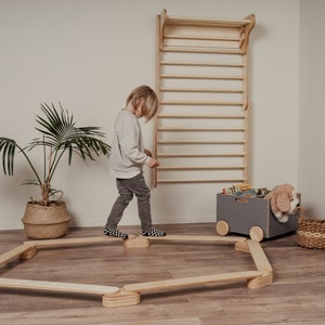 Balance Beam for Kids and Toddlers, Balance Path, Balance Beam Set ...