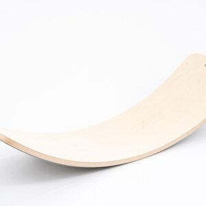 Natural Waldorf Wooden Balance Board for Kids & Toddlers, Wood Wobble ...