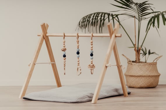 Baby Gym Baby Gym Frame Wooden Activity Arch Activity Gym - Etsy New ...