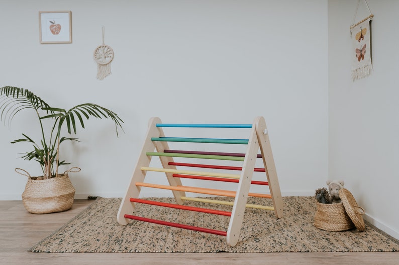 Table & Chair for Climbing Wall Triangle 2in1 Kids Table - Etsy